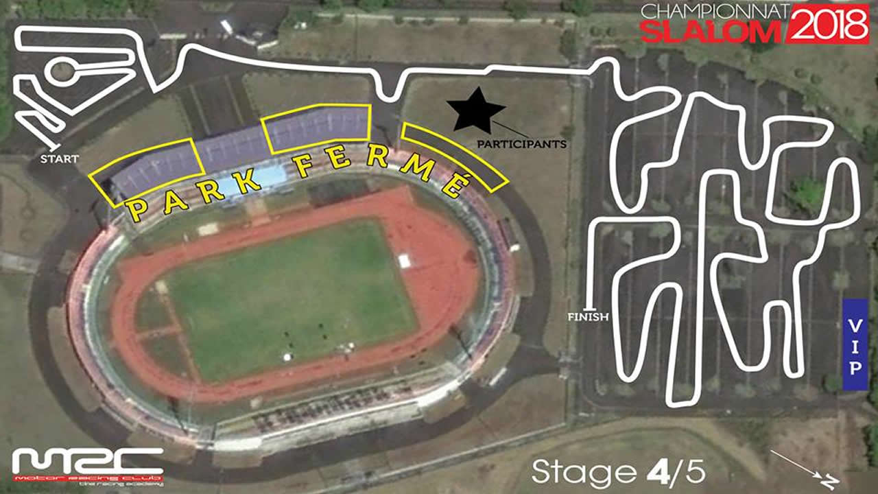 Circuit Anjalay Coopen slalom MRC • Défi Moteurs