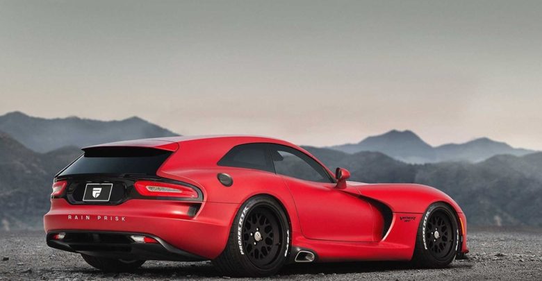 Une Dodge Viper devient un break