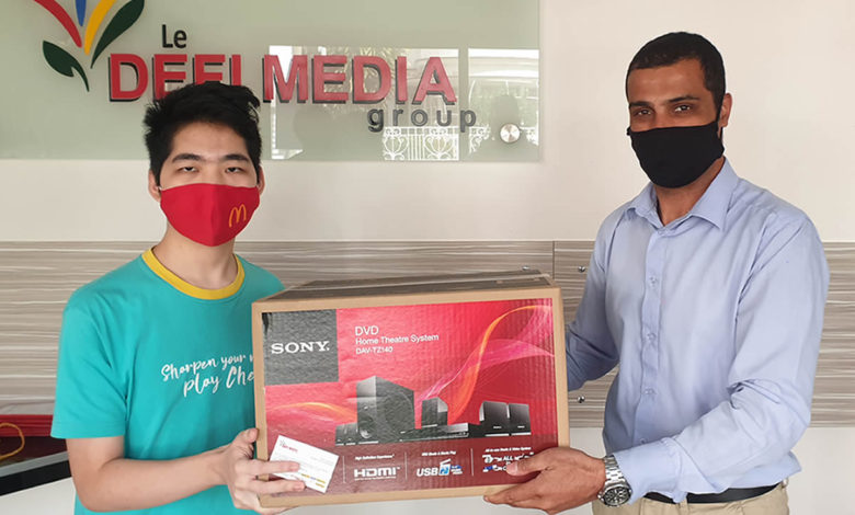 Jeu du Défi Moteurs : Stéphane Lam Kin Cheung remporte le Home Theatre Sony