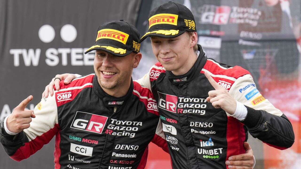 Kalle Rovanperä Jonne Halttunen WRC Toyota rallye de Nouvelle Zélande ...